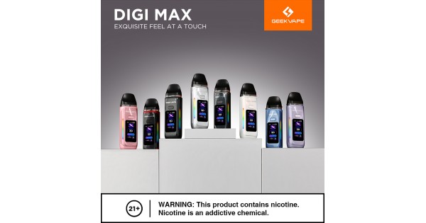 GeekVape Digi Max Kit, j pod cartridges, j series coils, jr empty pod cartridge